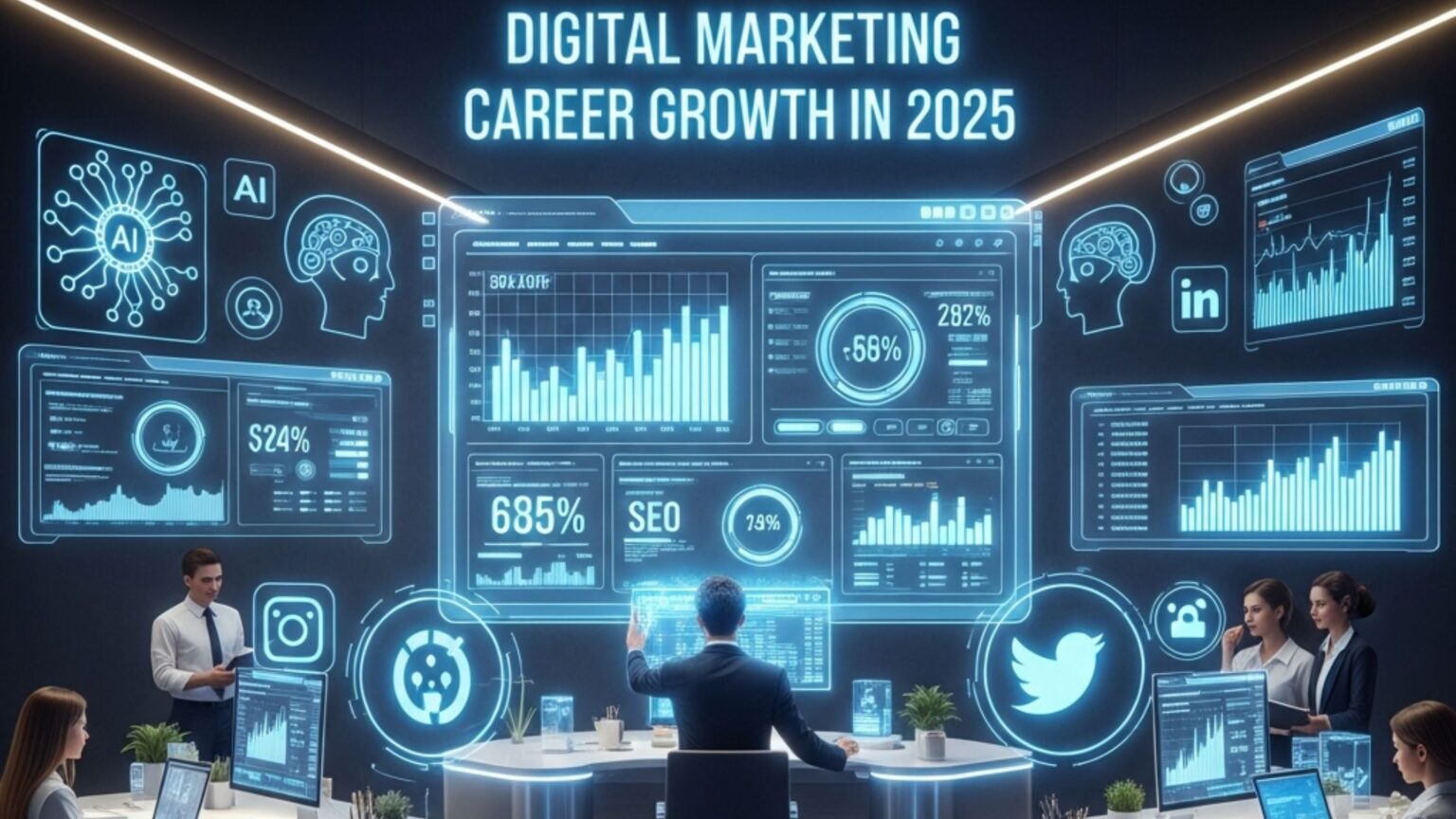 Digital Marketing Career Growth in 2025: Full Guide & Roles