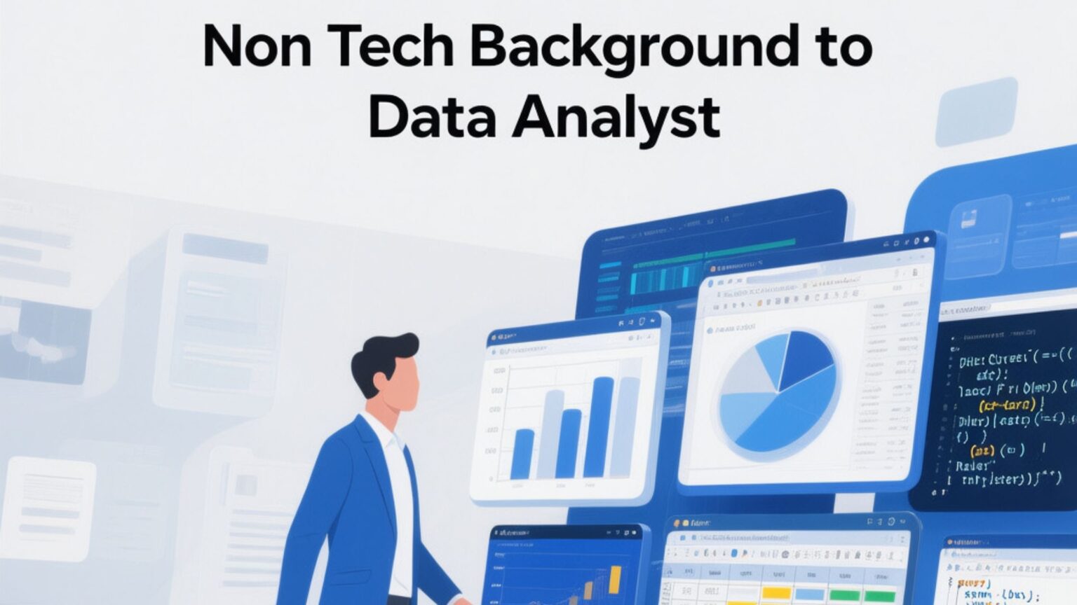 Non Tech Background to Data Analyst: Step-by-Step Career Transition Guide